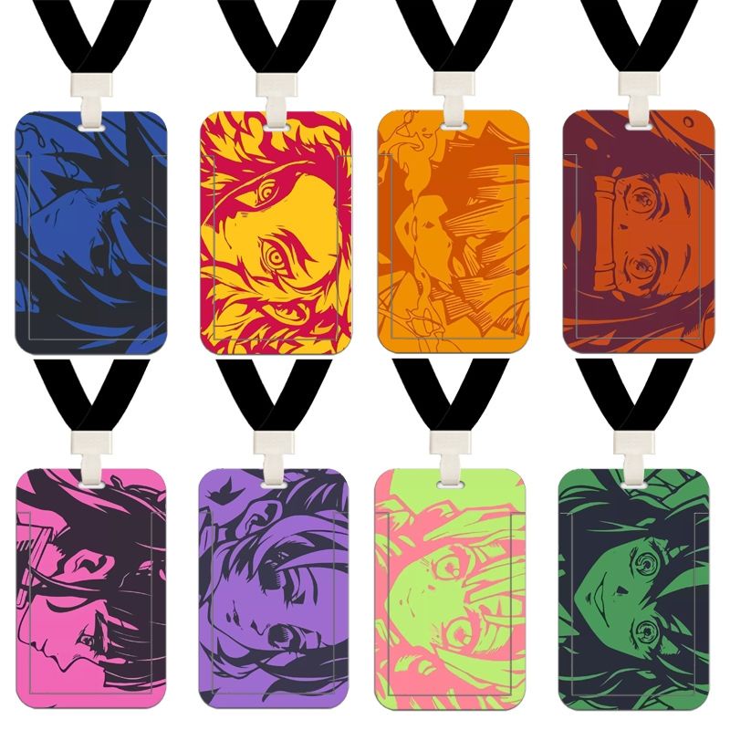 Anime Cartoon Demon Slayer Custom Student School ID Card Holder MRT ...