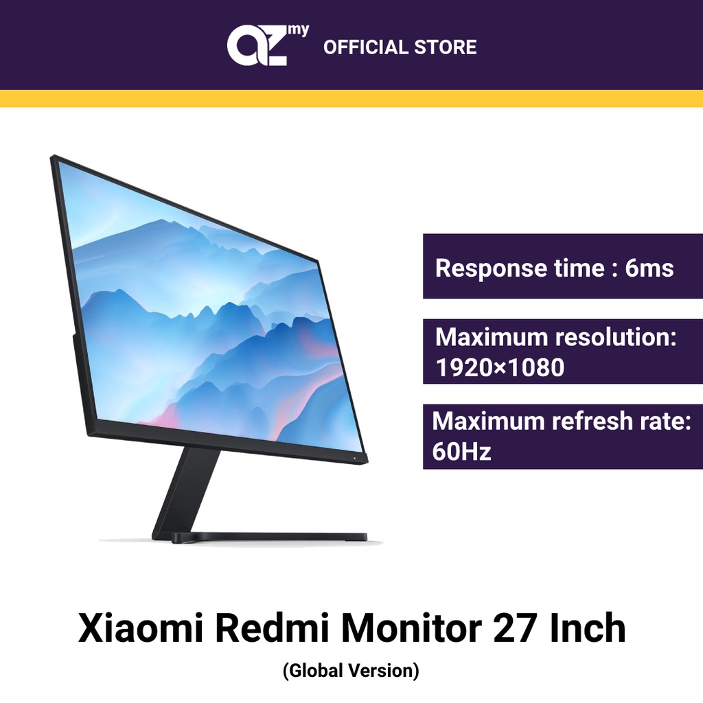 Xiaomi Redmi Monitor 27 Inch 1080P 60Hz Low Blue Light Monitor PC ...