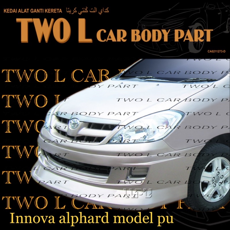 innova 2006 alphard model bodykit | Shopee Malaysia
