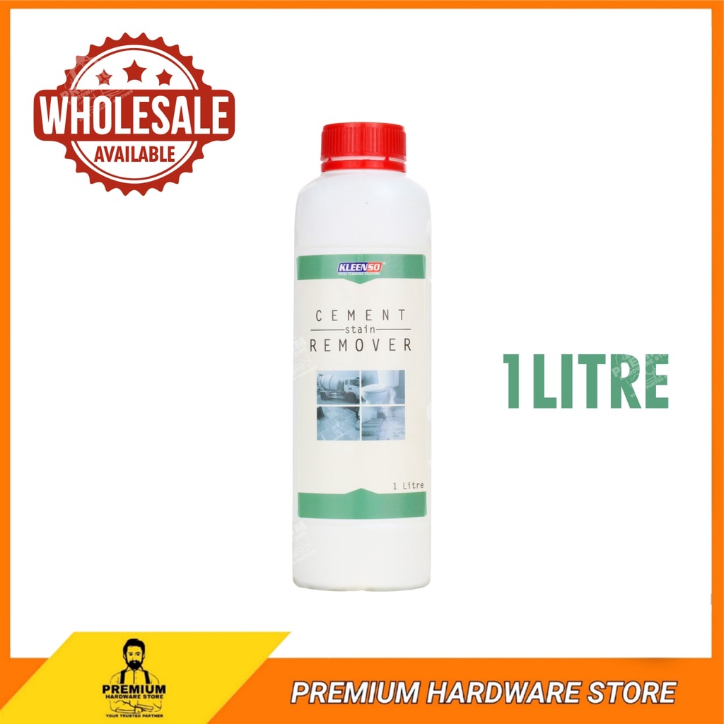 KLEENSO Cement Stain Remover 1 Liter Wall Floor Cement Stain Mold ...