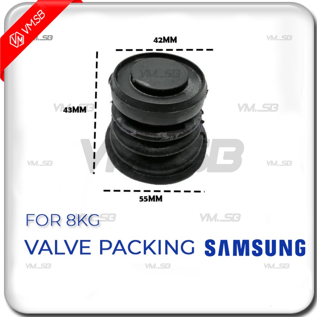 SHARP TOSHIBA SAMSUNG LG NATIONAL PANASONIC Getah Valve Packing Bellow Washing Machine Universal ...