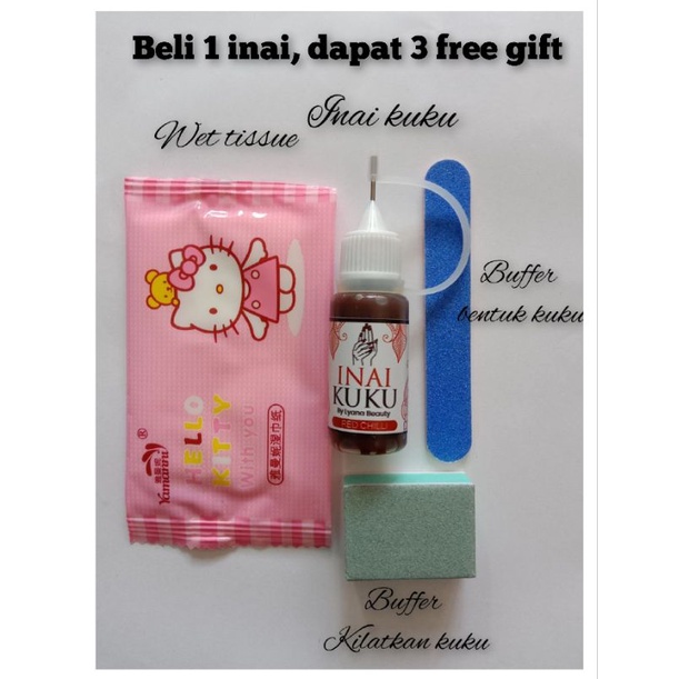 Inai kuku by lyana beauty (Maroon) | Shopee Malaysia