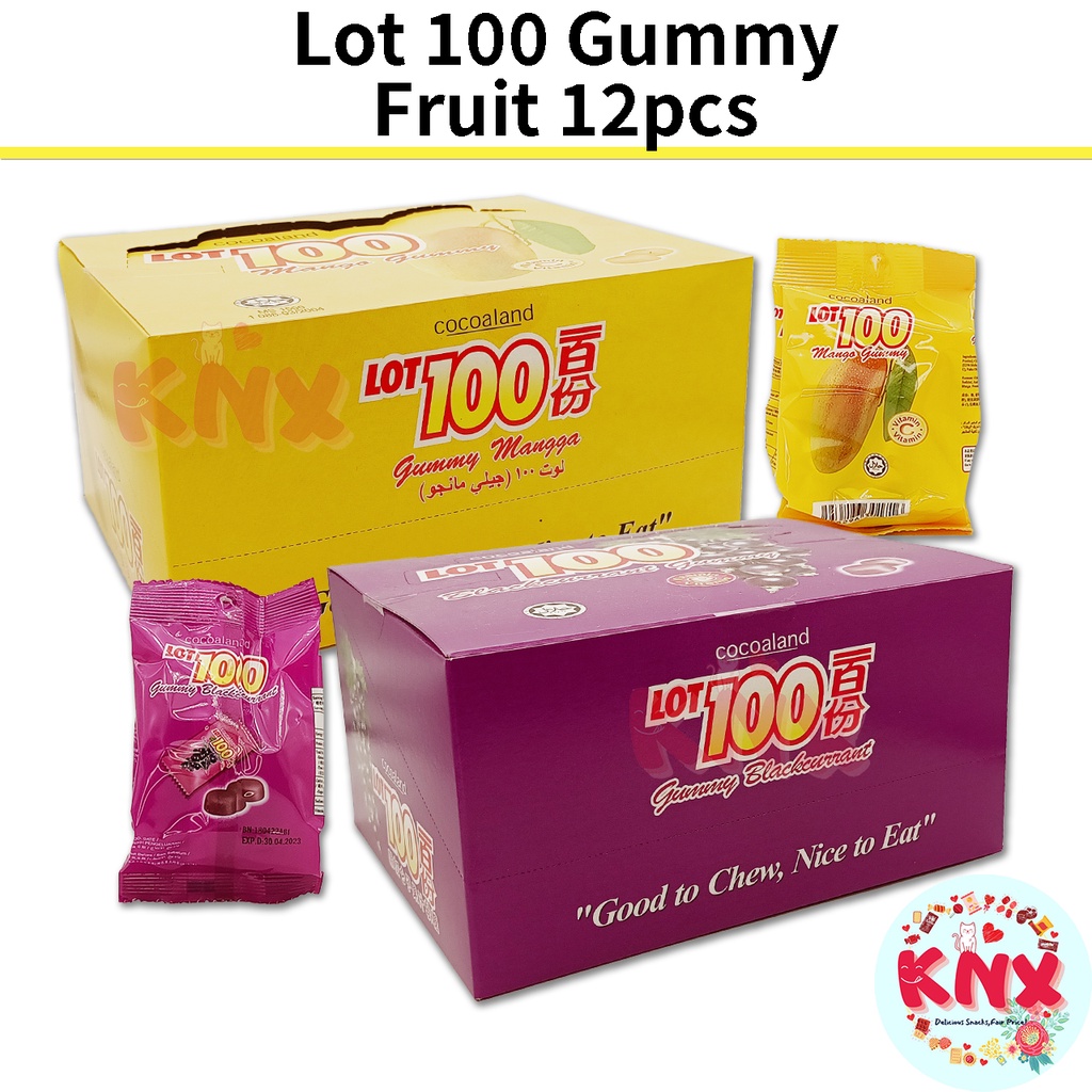(Outer) Lot 100 Fruit Gummy 33g x 12pcs | Shopee Malaysia