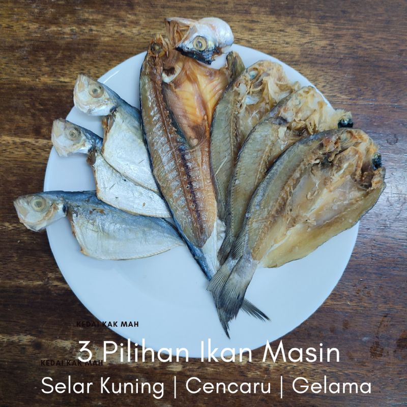 IKAN MASIN GELAMA SELAR KUNING CENCARU | Shopee Malaysia