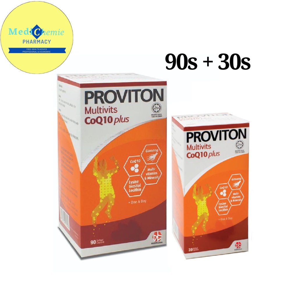PROVITON MULTIVITS COQ10 PLUS (90's + 30's) | Shopee Malaysia