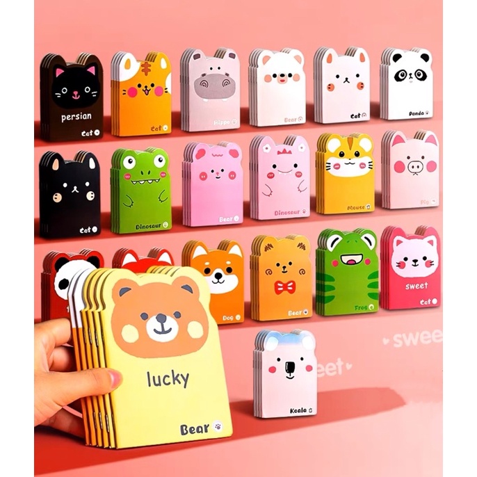 🔥Ready Stock🔥Cute Cartoon Mini Note Book School Note. Buku Nota Kartun ...