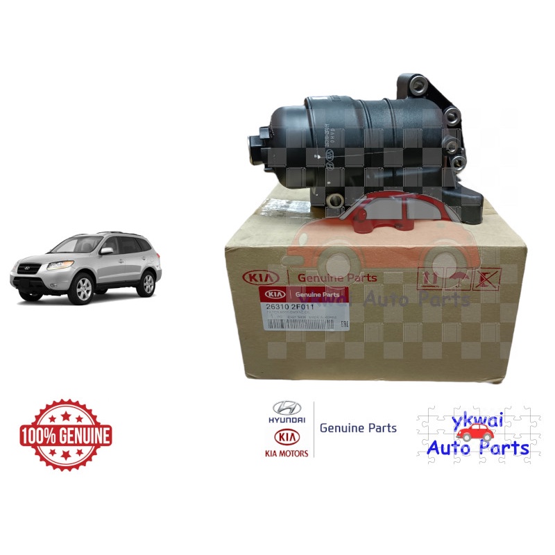 Genuine Kia Motors Engine Oil Filter with Housing for Hyundai Santa Fe ...