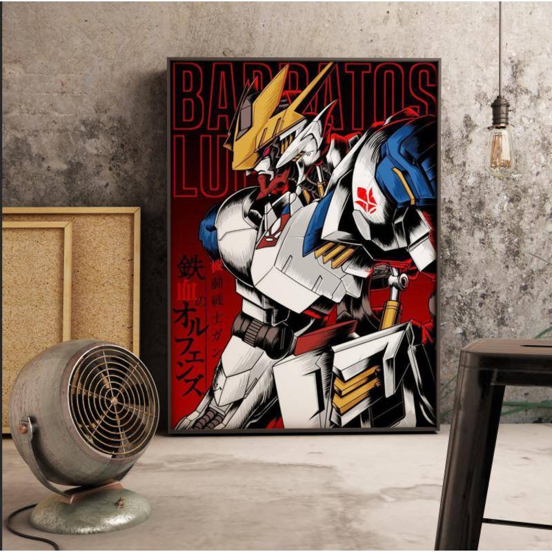 Gundam posters wall art canvas painting pictures wall decoration ...