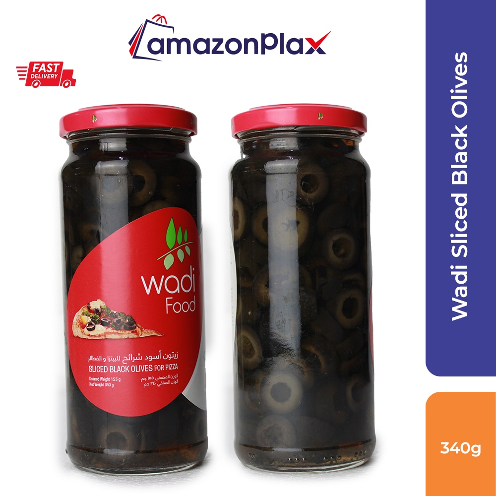 Wadi Food Sliced Black Olives 340g | Shopee Malaysia