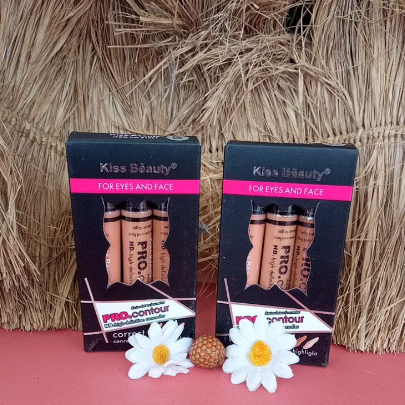 (per Pcs) KB PRO Contour HD HIGH - DEFINITION CONCEALER - KISS BEAUTY ...