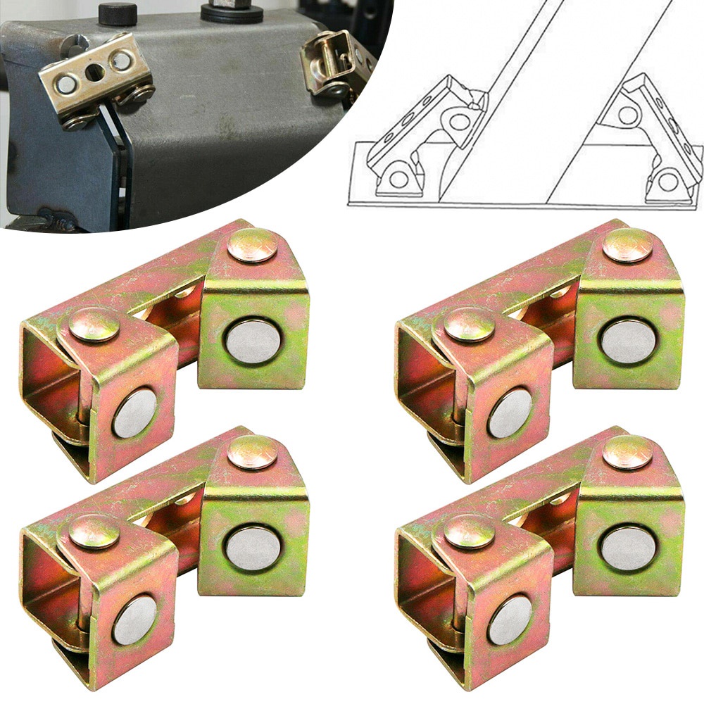 4Pcs V Type Welding Jig Adjustable Magnetic Welding Clamps Magnetic Kit ...