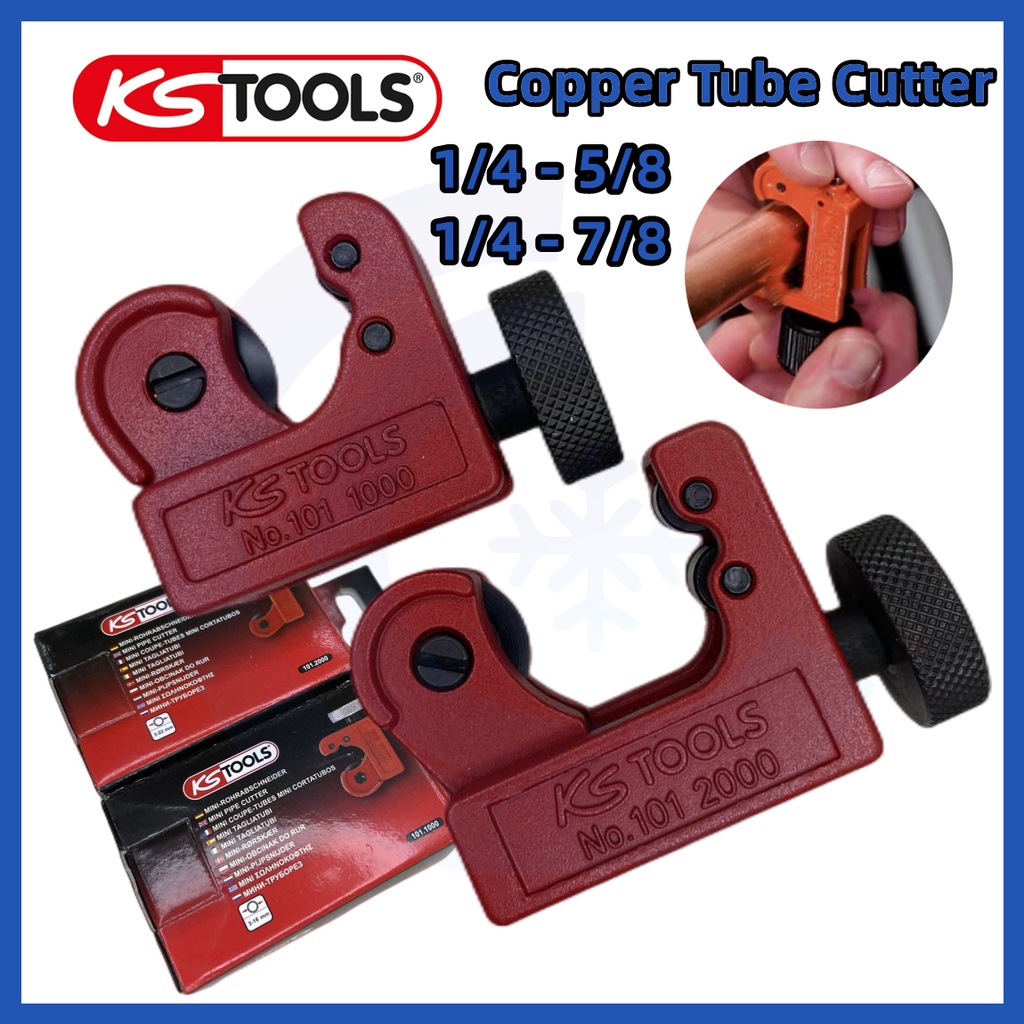 5/8 7/8 KS TOOLS COOPER TUBE CUTTER CUTTER AIRCOND KS TOOLS 101.1000 ...