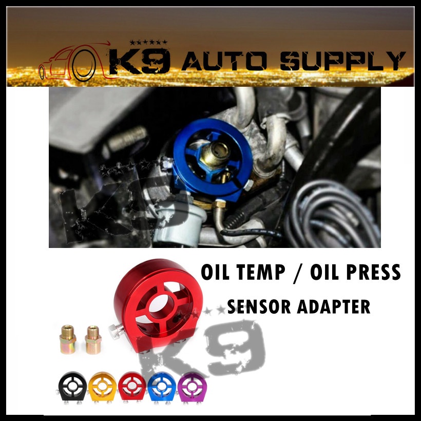 Universal Oil Temp Oil Pressure Sensor Adapter defi car gauge | Shopee ...