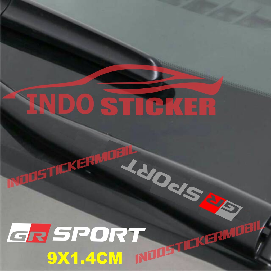 Gr sport sticker wiper sticker gr sport cutting sticker toyota gr ...
