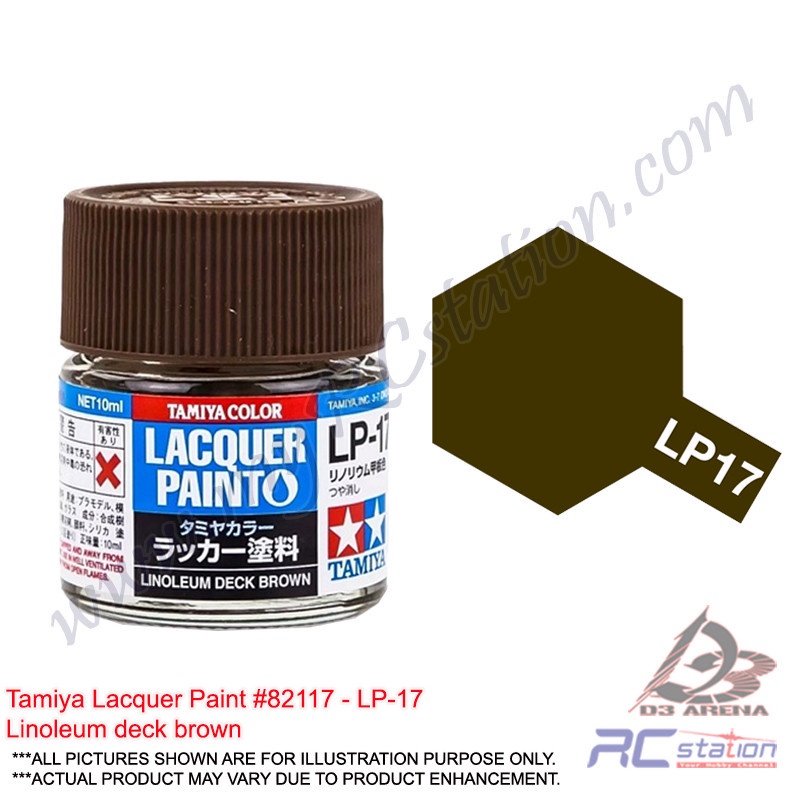 Tamiya Lacquer Paint LP-17 Linoleum deck brown [82117] | Shopee Malaysia