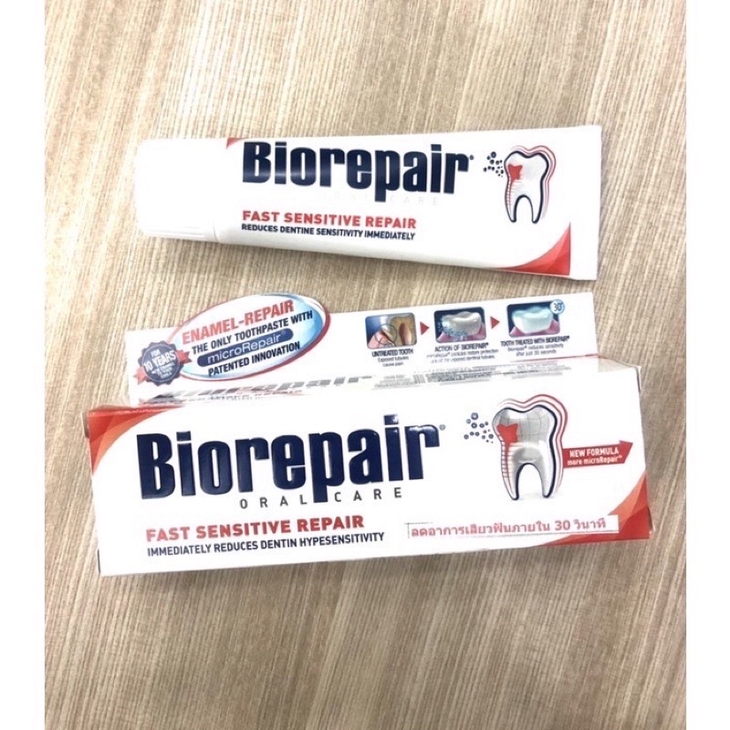 Biorepair Toothpaste 75 ml Reduces Tooth Sensitivity In 30 Seconds Can ...