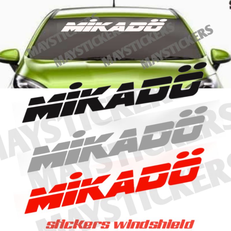 sticker windshield (MIKADO) | Shopee Malaysia