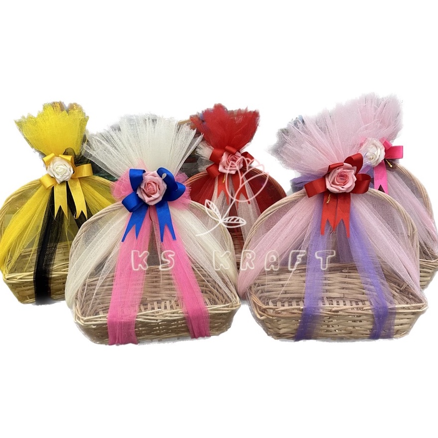 Bakul Gubahan Hantaran/Bakul Hamper/Basket/Bakul Rotan/Fruit Basket ...