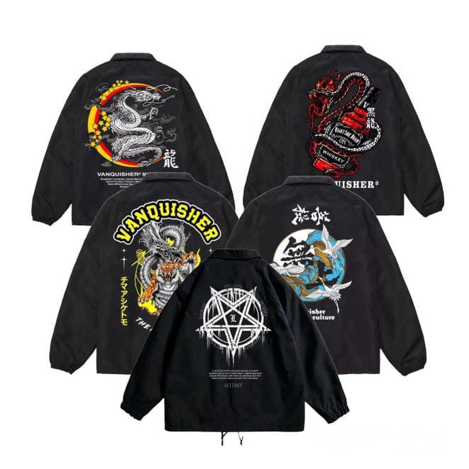 HITAM Black DRAGON MEN'S COACH JACKET / BLACK DRAGON JACKET ...