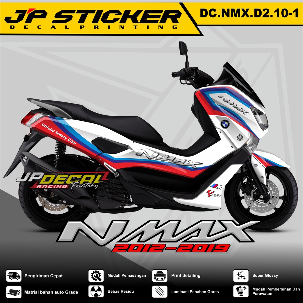 Nmax Old Full body Decal Sticker For NMAX 2012-2019 Design D2 010 ...