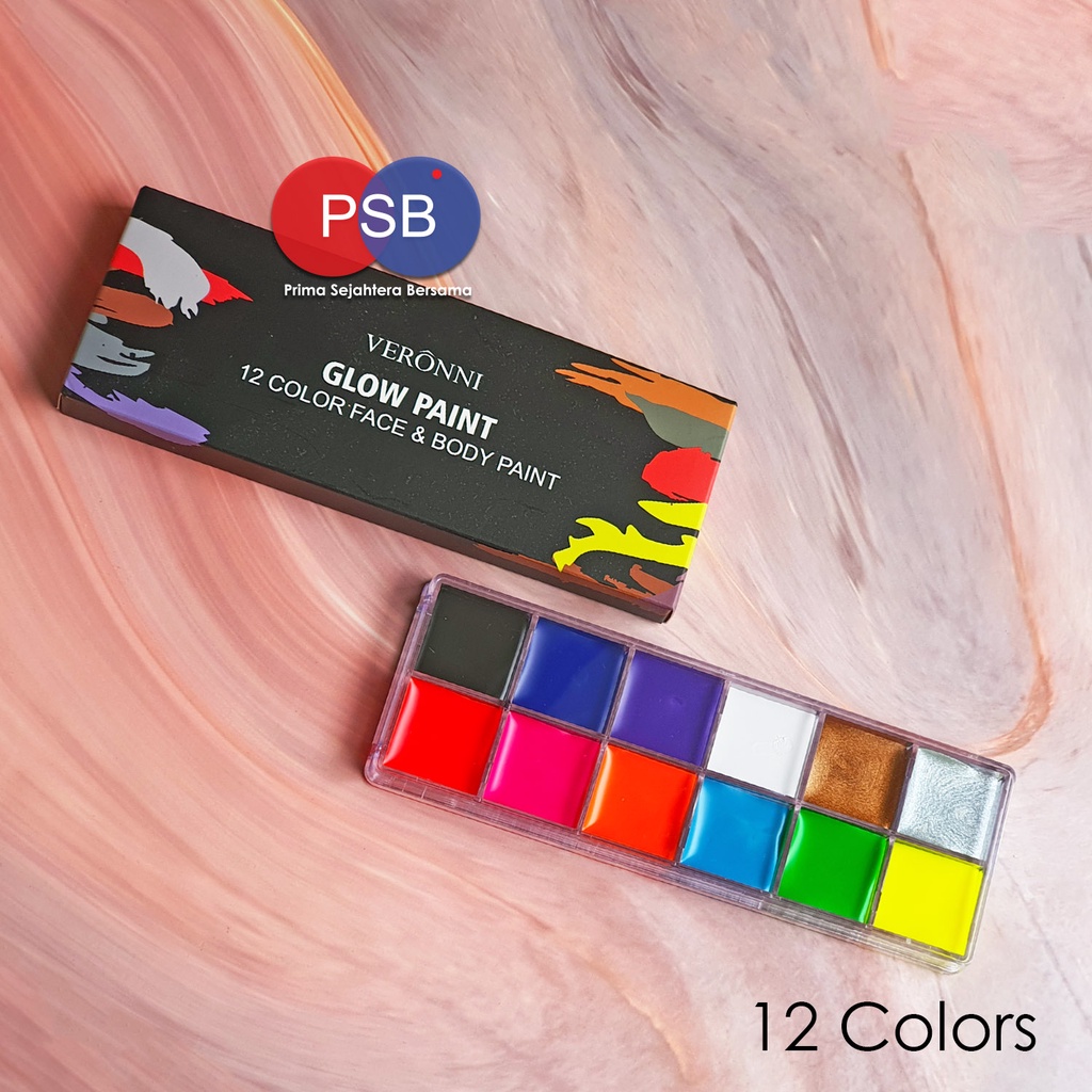 Face Paint / Face Paint 12 Colors / Face & Body Painting set Of 12 ...