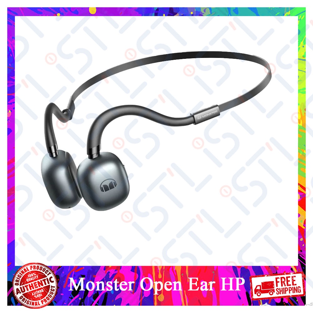 Monster Open Ear HP Headphones Air & Bone Conduction Headphones ...