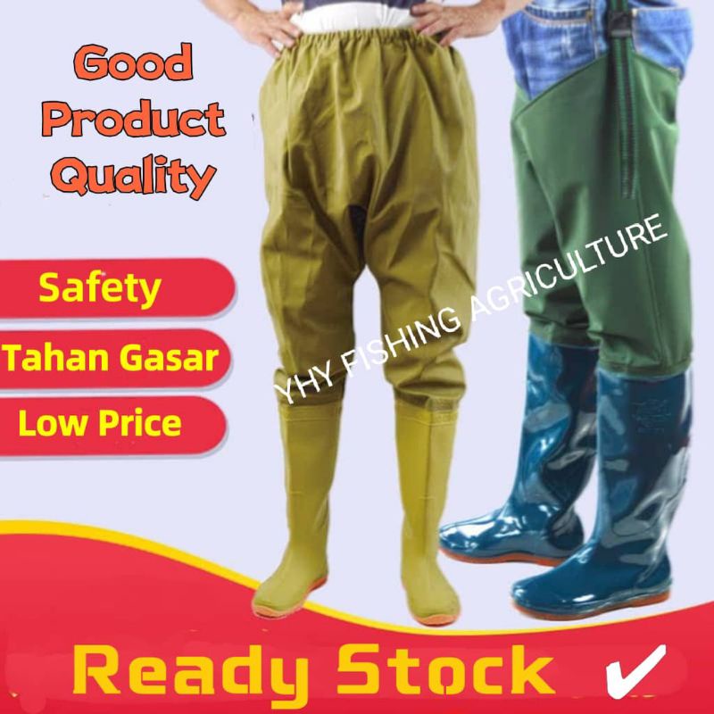 Kasut Turun Bendang Sawah Sungai/High quality Fishing Pants Farming ...