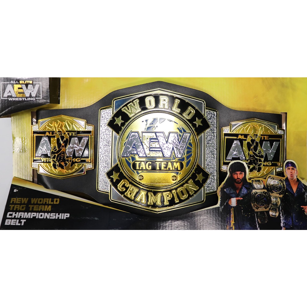 AEW World Tag Team Champion Wrestling Championship Toy Belt | Shopee ...