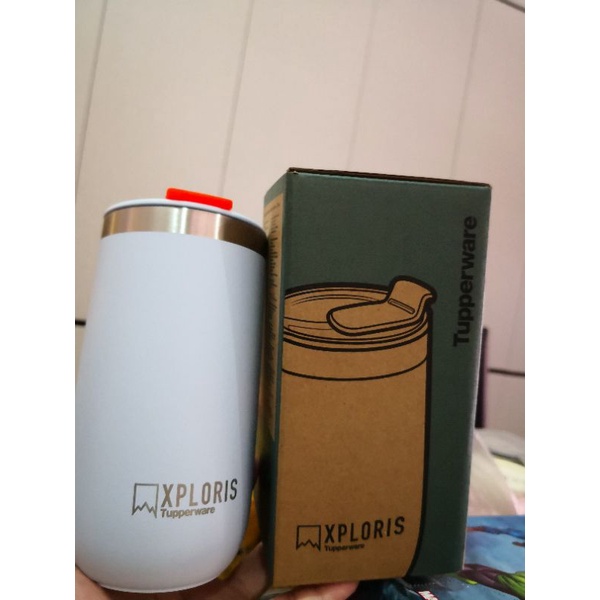 3 Sizes: Tupperware Xploris Flask 350ml/ Xploris 470ml/ 450ml Easy Open Flask hot flask coffee ...