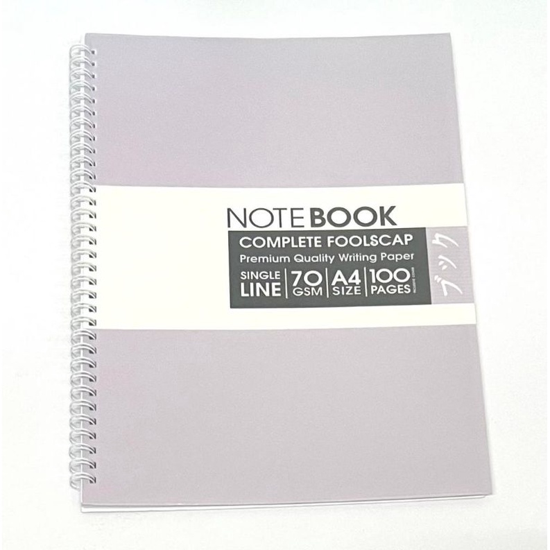 MasterPrints A4 Single Line Wire-O Note Book 70gsm | Shopee Malaysia