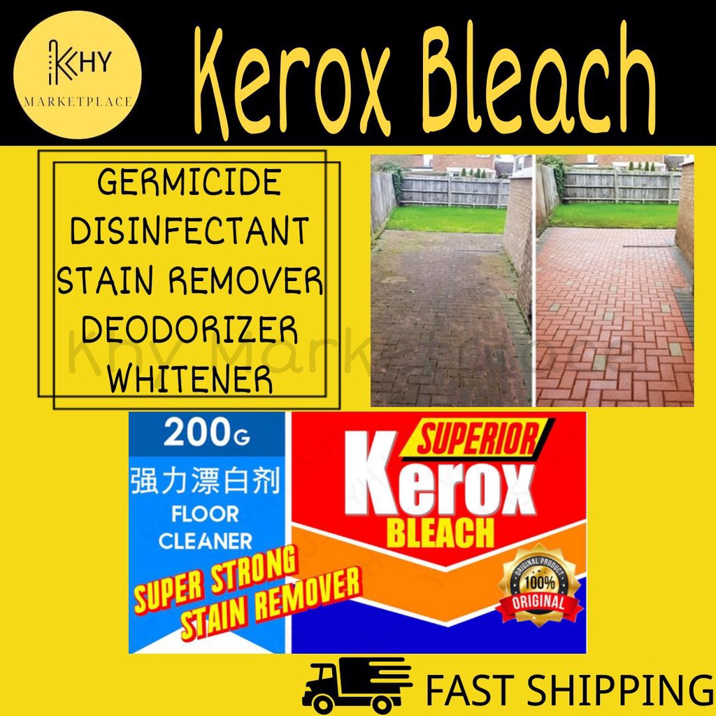 Kerox Bleach Powder for Floor Cleaning / Pencuci lantai Heavy Stain ...