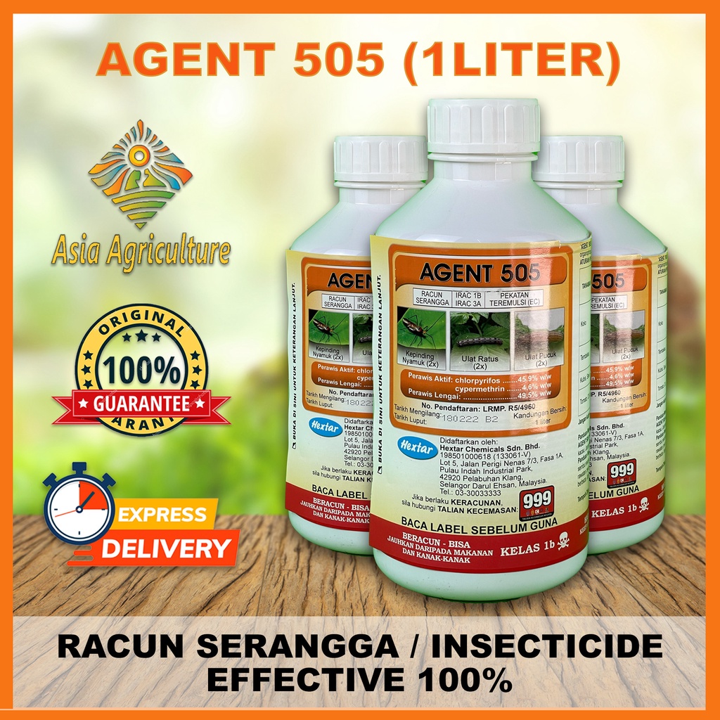 ASIA AGRICULTURE AGENT 505 1LITER RACUN SERANGGA SERANGGA TERBANG ...