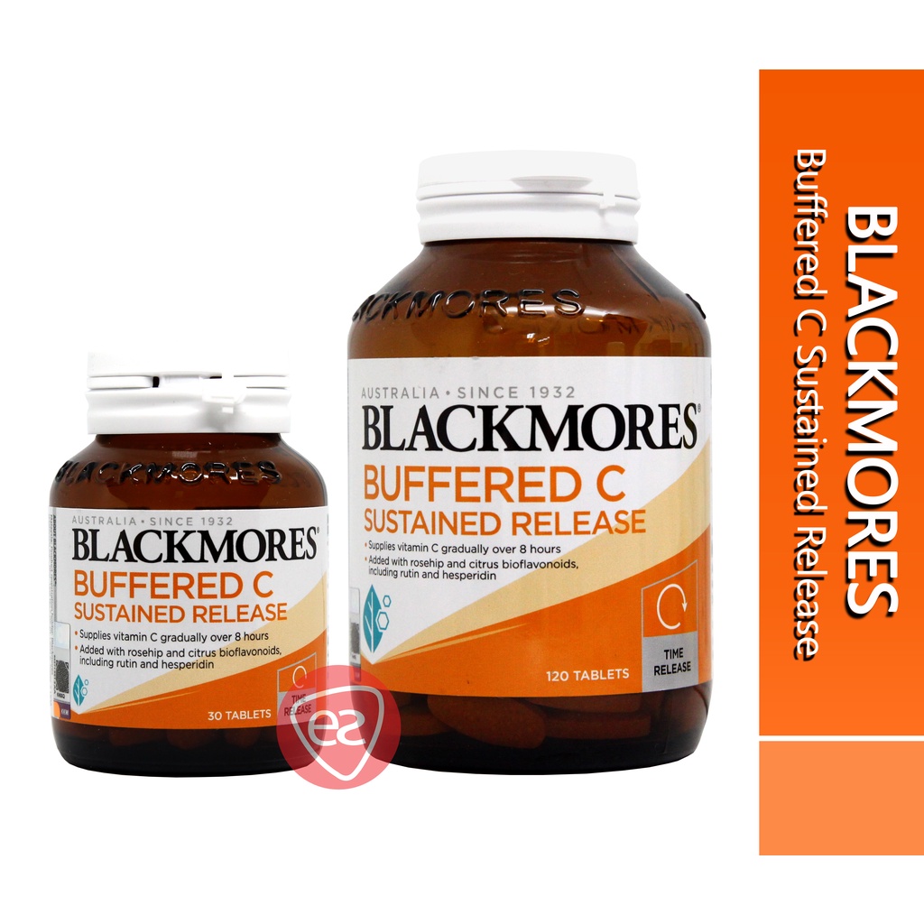 BLACKMORES BUFFERED C SUSTAINED RELEASE TABLET ( 30S / 120S ) | Shopee ...
