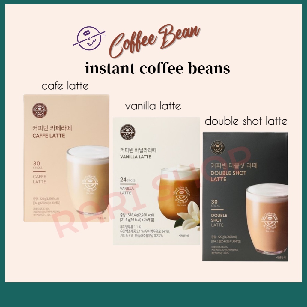 [The Coffee Bean & Tea Leaf] Instant Coffee Beans (10T,30T) Vanilla ...
