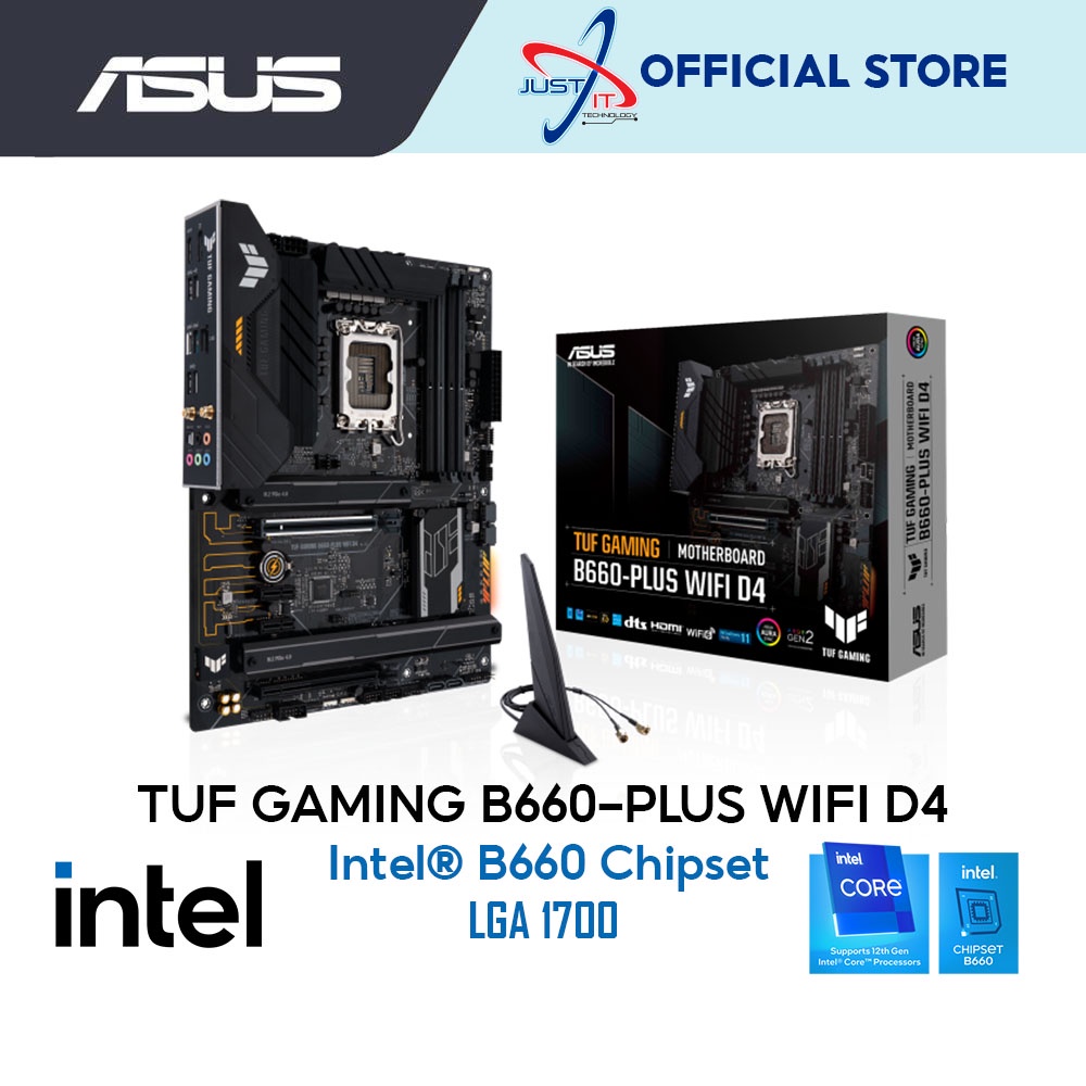 ASUS TUF B660-PLUS WIFI D4 LGA1700 Gaming Mainboard Combo Deal Intel I5 ...