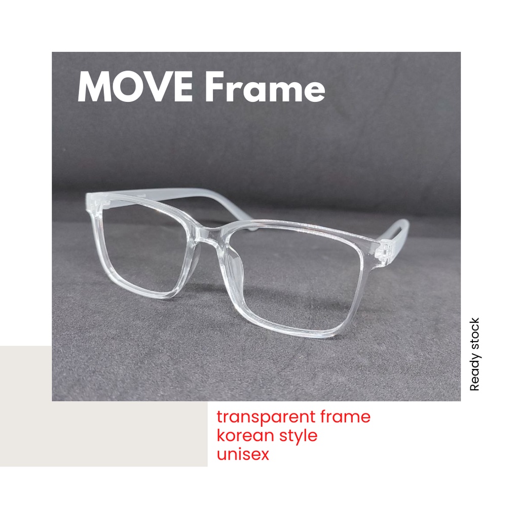 Move Bingkai Cermin Mata Plastic Frame / Bingkai Cermin Mata Trend ...
