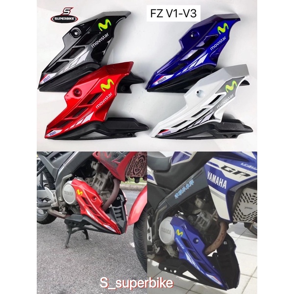FZ150 V1 V2 V3 MOVISTAR LOWER COVER BELLY PAN YAMAHA FZ-150 FZ150i ...