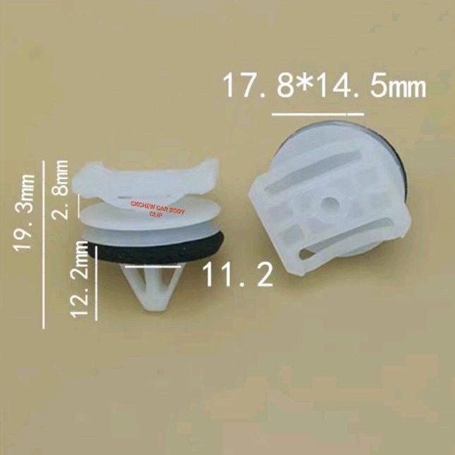 (10-Bijih)Sesuai untuk kereta Mazda 13141516 CX-5 hiasan kening roda ...