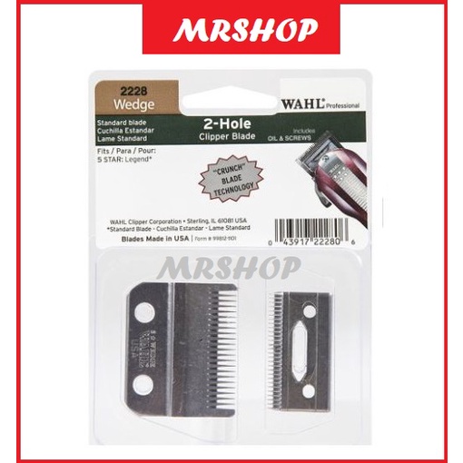 Wahl Wedge 2- Hole hair Clipper Legend Blade Mata Legend Corded#2228 ...