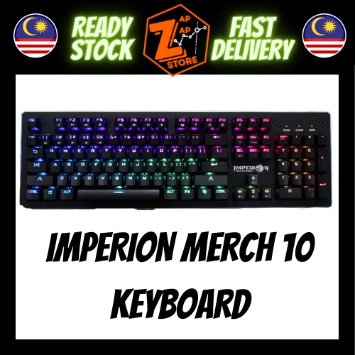 IMPERION MECH 10 MECHANICAL KEYBOARD | Shopee Malaysia