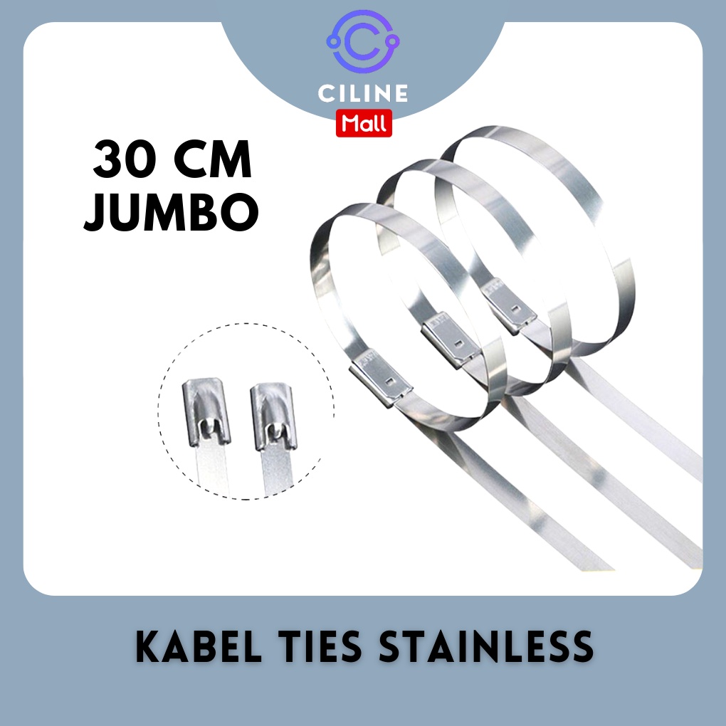 Cable ties stainless steel SS 7.9cm x 30cm original TSS Iron cable ties ...