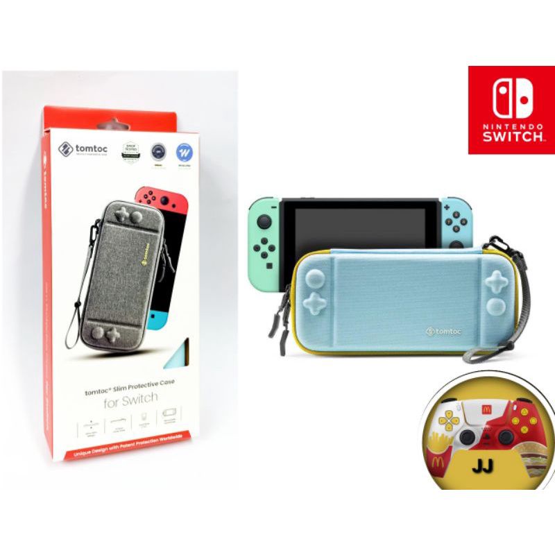 Tomtoc Nintendo Switch V2/Oled Slim Case - Mint Blue | Shopee Malaysia