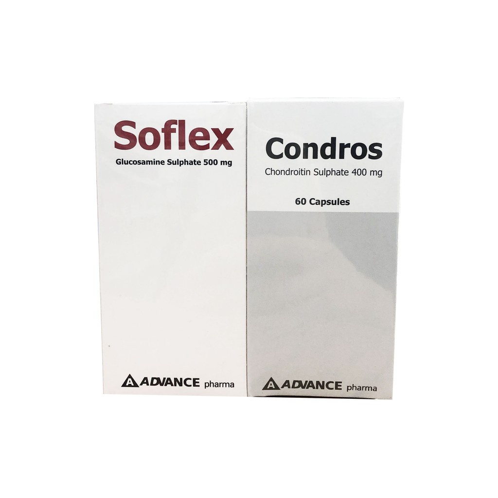 Soflex 500mg 60's+Condros 400mg 60's (Glucosamine Sulphate ...