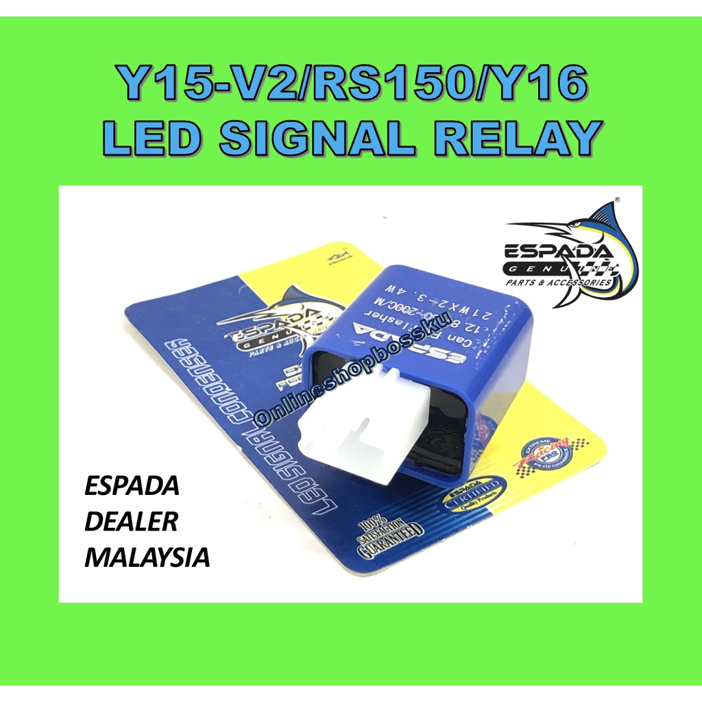 Y15 V2 LED SIGNAL CONDENSER ESPADA RS150 SIGNAL RELAY LED ESPADA RSX150 ...