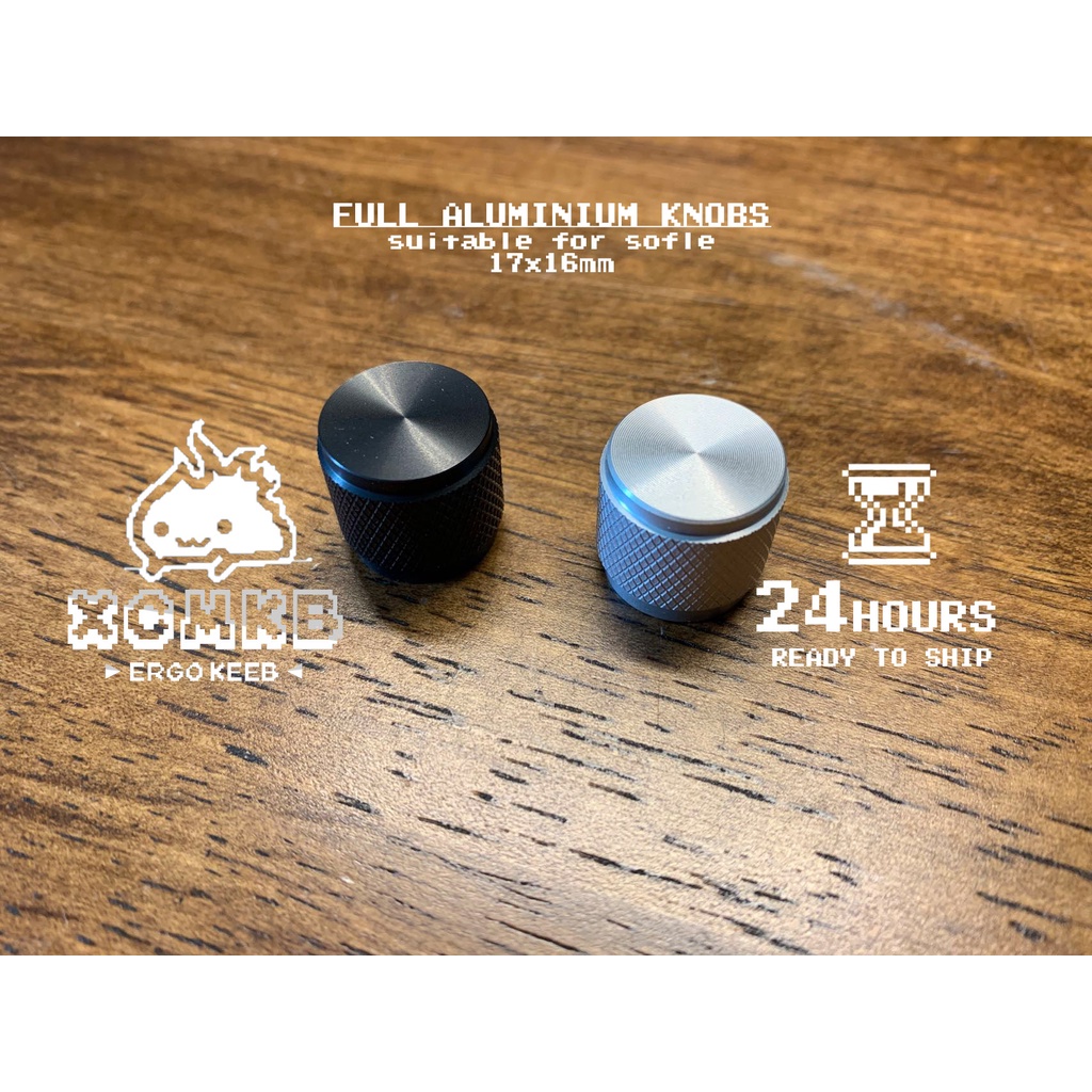 Full aluminium knob for keyboard split sofle 17x16mm high quality ...