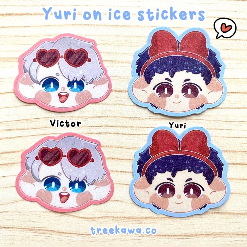 Yuri on Ice anime stickers (Victor and Yuri) | Shopee Malaysia