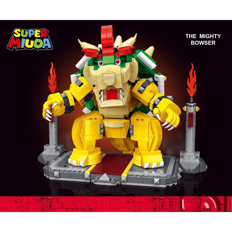SUPER MARIO : THE MIGHTY BOWSER BUILDING BLOCKS(99068) | Shopee Malaysia