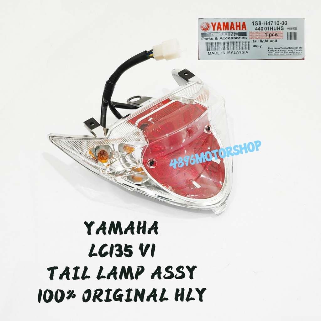 100% ORIGINAL HLY HONG LEONG YAMAHA LC135 LC 135 V1 135LC TAIL LAMP ASSY TAIL LIGHT LAMPU ...