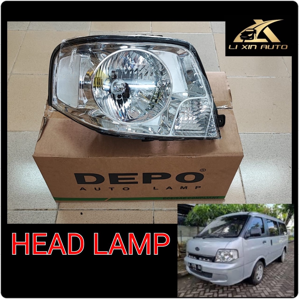 KIA PREGIO 2005-2014 HEAD LAMP HEAD LIGHT ( LAMPU BESAR DEPAN ...