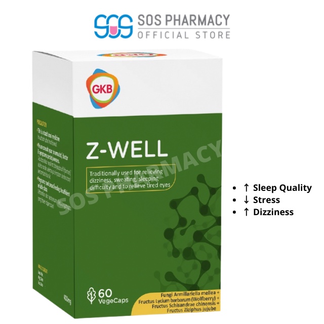 GKB Z-Well 60s (Relieving Dizziness, Sweating, Sleeping Difficulty ...